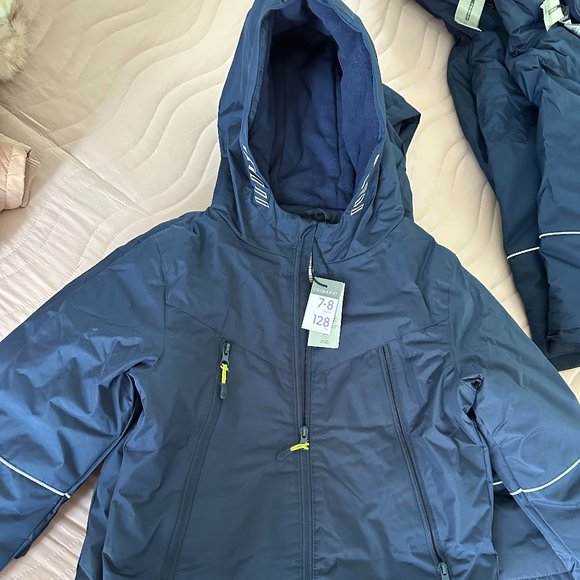 Primark | Jackets & Coats | Primark Jacket Reflective Lines Blue 78 89 ...